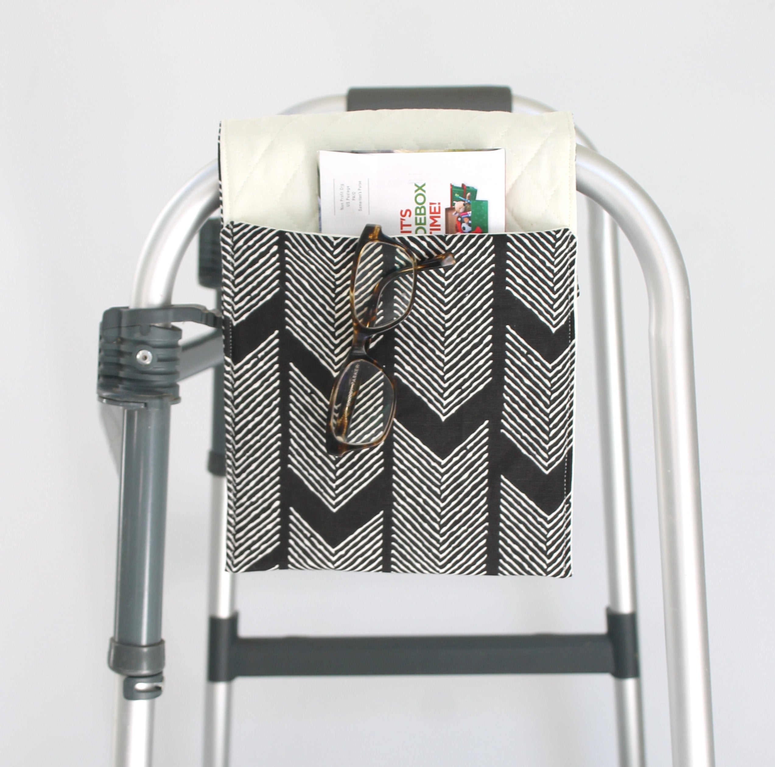 Black and white mini walker bag – Grannys On the Go